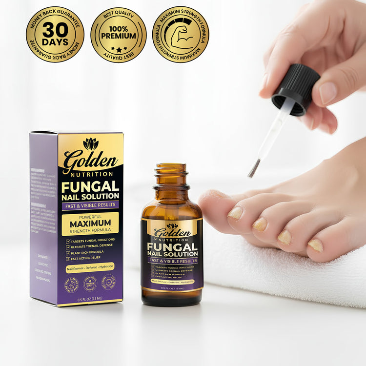 Golden Nutrition Fungal Nail Solution – Maximum Strength Formula (15ml ...