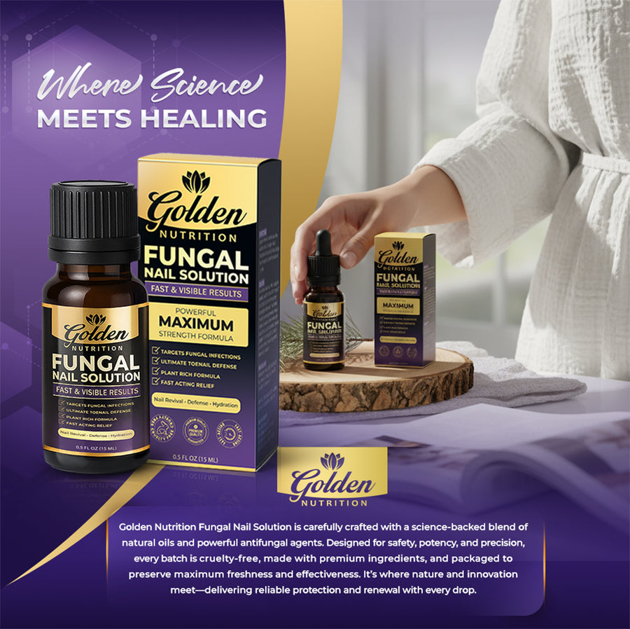 Golden Nutrition Fungal Nail Solution – Maximum Strength Formula (15ml ...